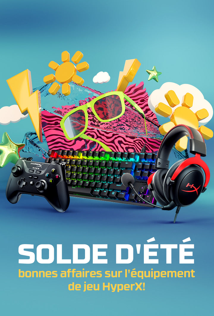 Accessoires Gaming de Haute Qualité – HyperX FR